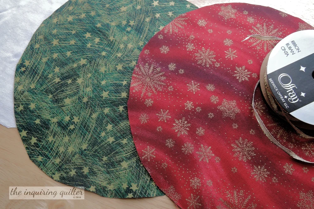 Folded Fabric Christmas Tree Ornament — The Inquiring Quilter