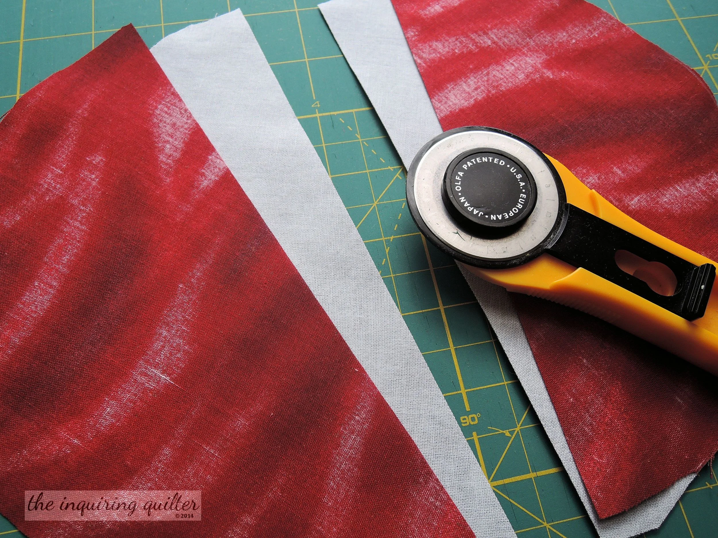 Folded Fabric Christmas Tree Ornament — The Inquiring Quilter