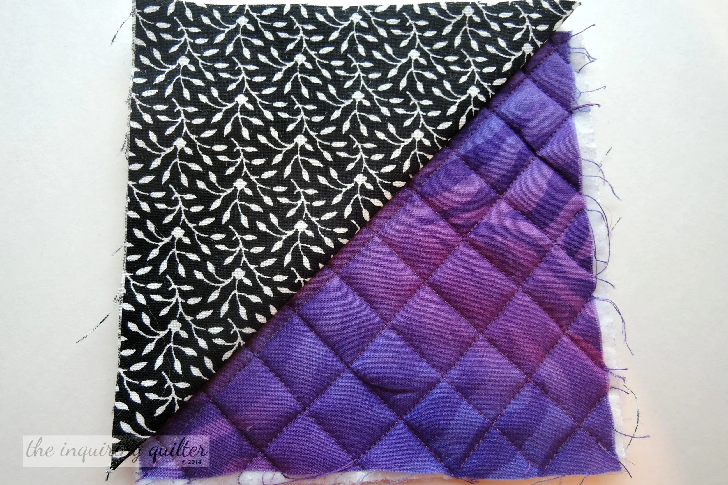 Insulated Fabric Wine Glass Coaster — The Inquiring Quilter