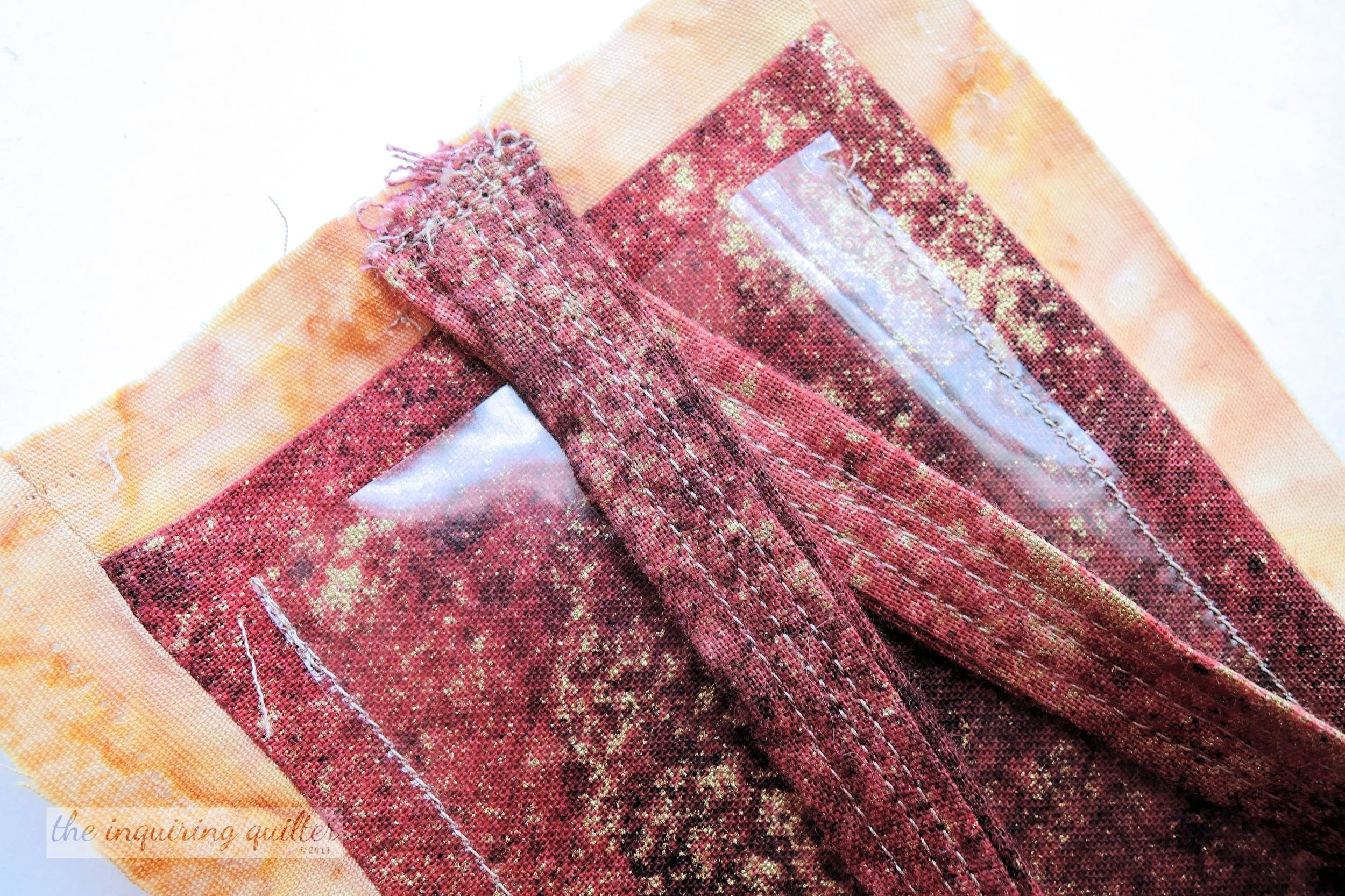Day Ten: Fabric Luggage Tags — The Inquiring Quilter