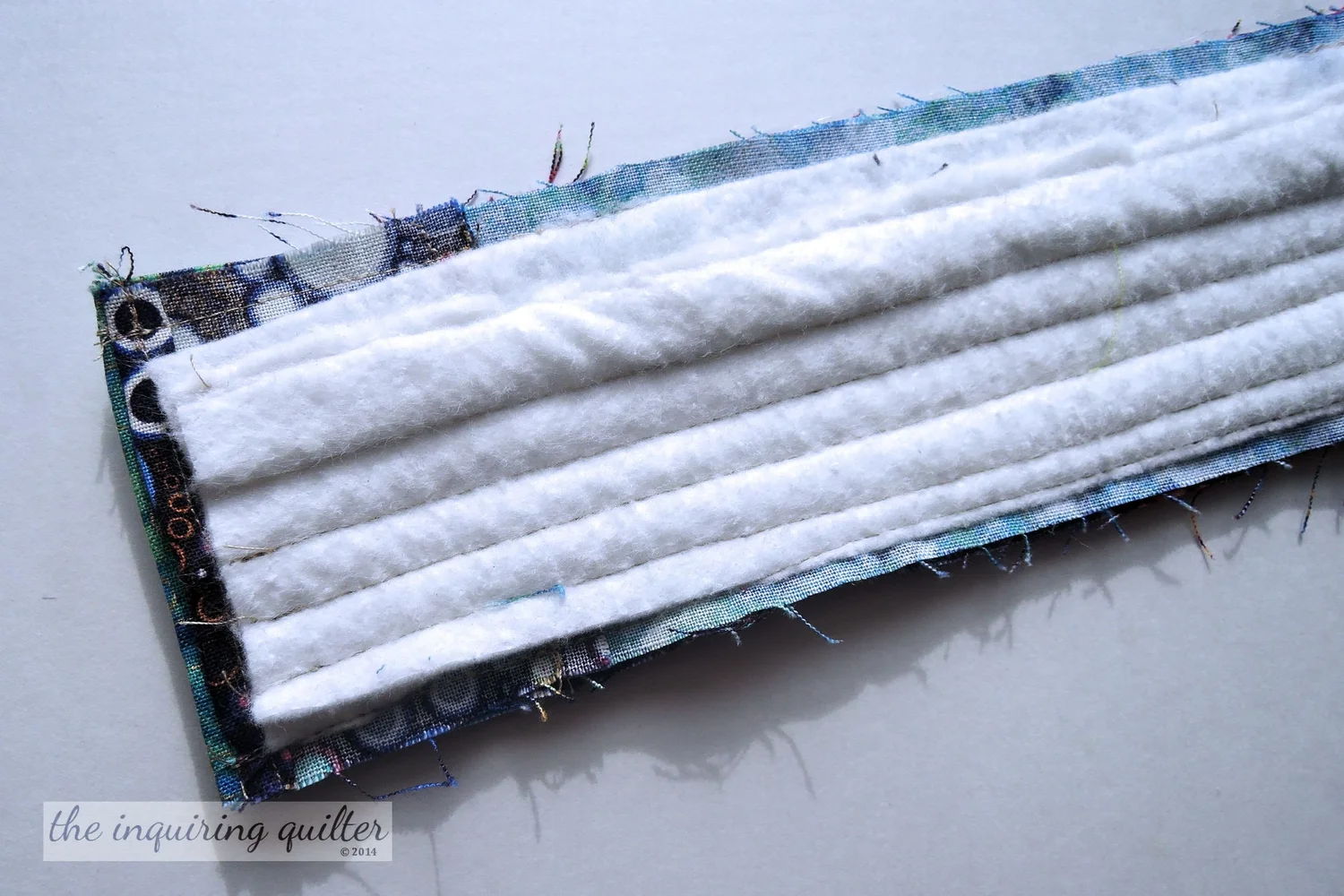 Day Twelve: Quilted Camera Strap Cover — The Inquiring Quilter