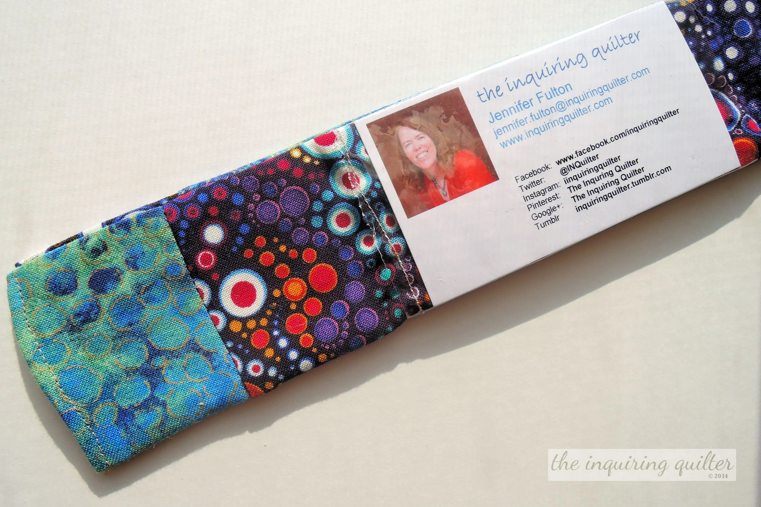 Quilted Camera Strap Cover — The Inquiring Quilter