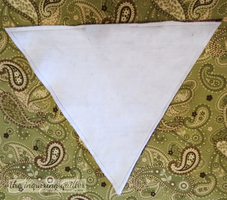 Triangle Thread Catcher — The Inquiring Quilter