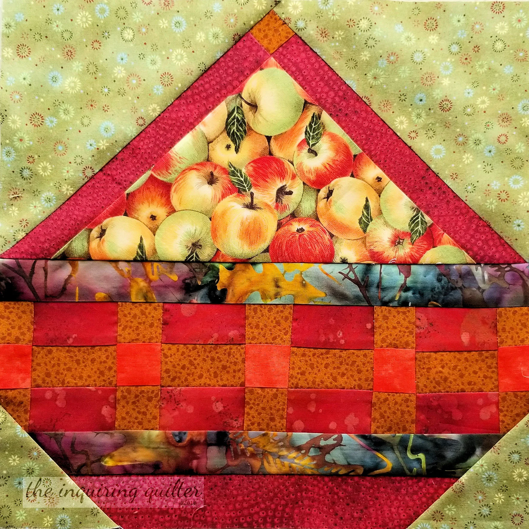 Fall into a QAL: Block 2 Harvest Basket — The Inquiring Quilter