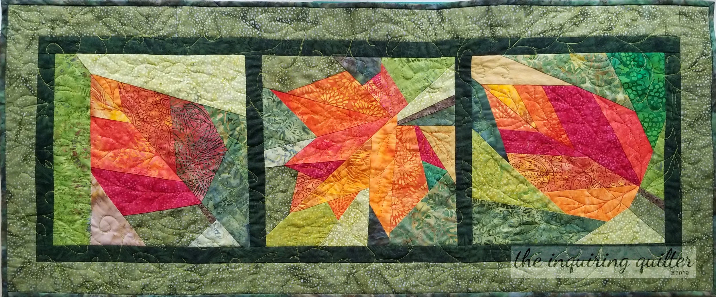 October Island Batik Challenge — The Inquiring Quilter
