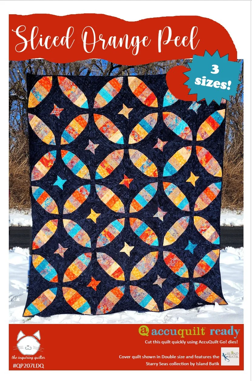 Sliced Orange Peel - PDF Pattern — The Inquiring Quilter