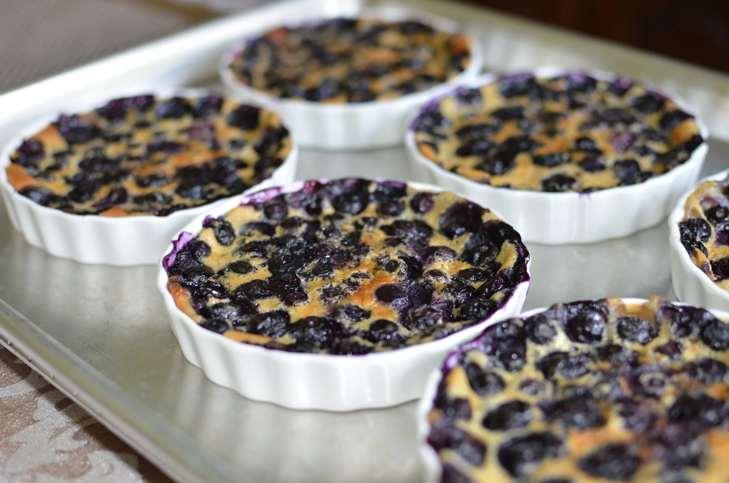Mini Blueberry Clafoutis — ButterYum — a tasty little food blog