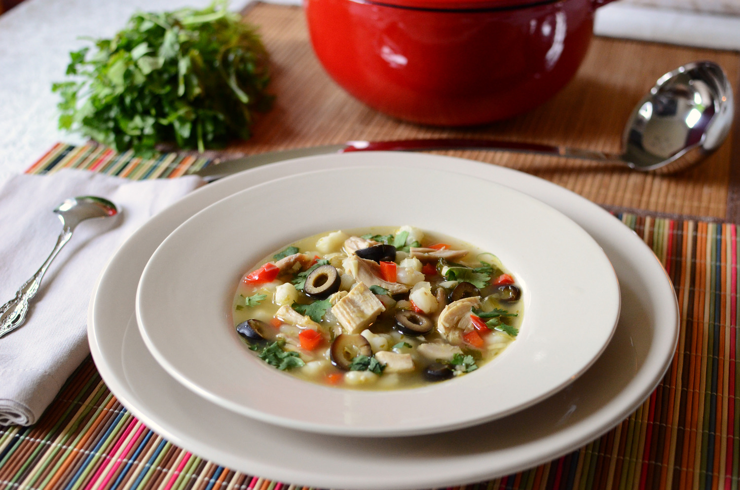 Spicy Chicken and Hominy Stew — ButterYum — a tasty little food blog