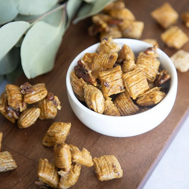 Praline Crunch Snack Mix — ButterYum — a tasty little food blog