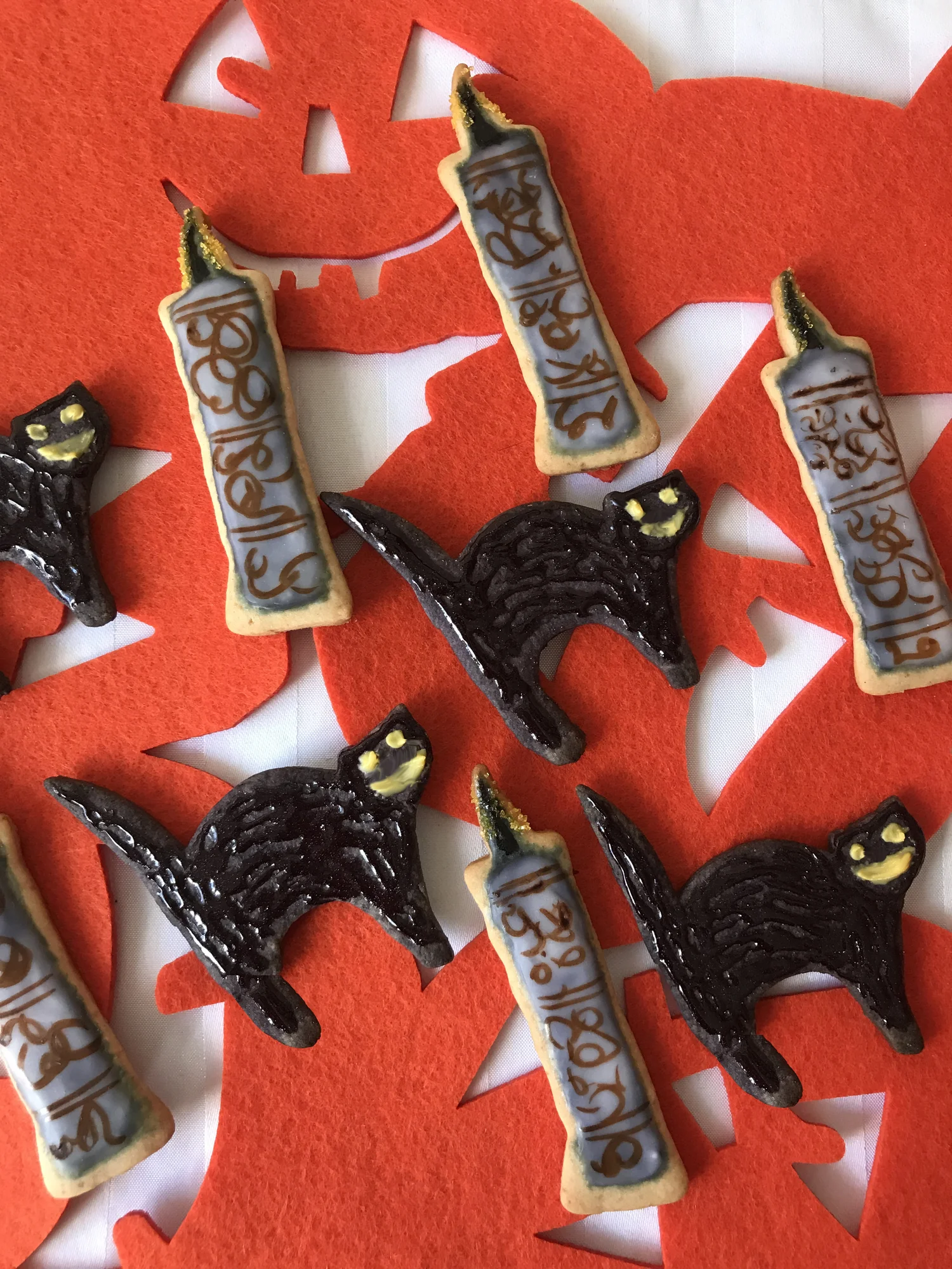 Black Flame Candle and Binx Brown Sugar Cookies — MonsterStewart