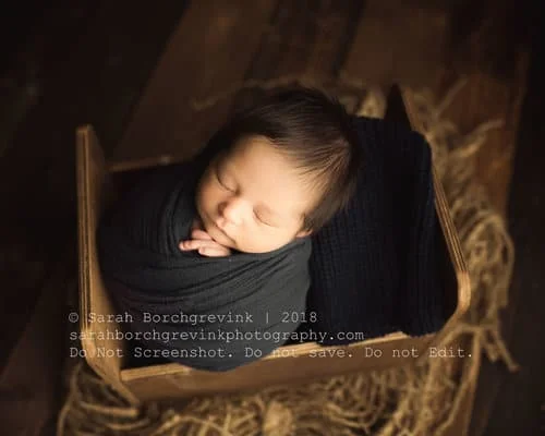 Wrapped Newborn & Baby Photography Houston | Sarah Borchgrevink Photography