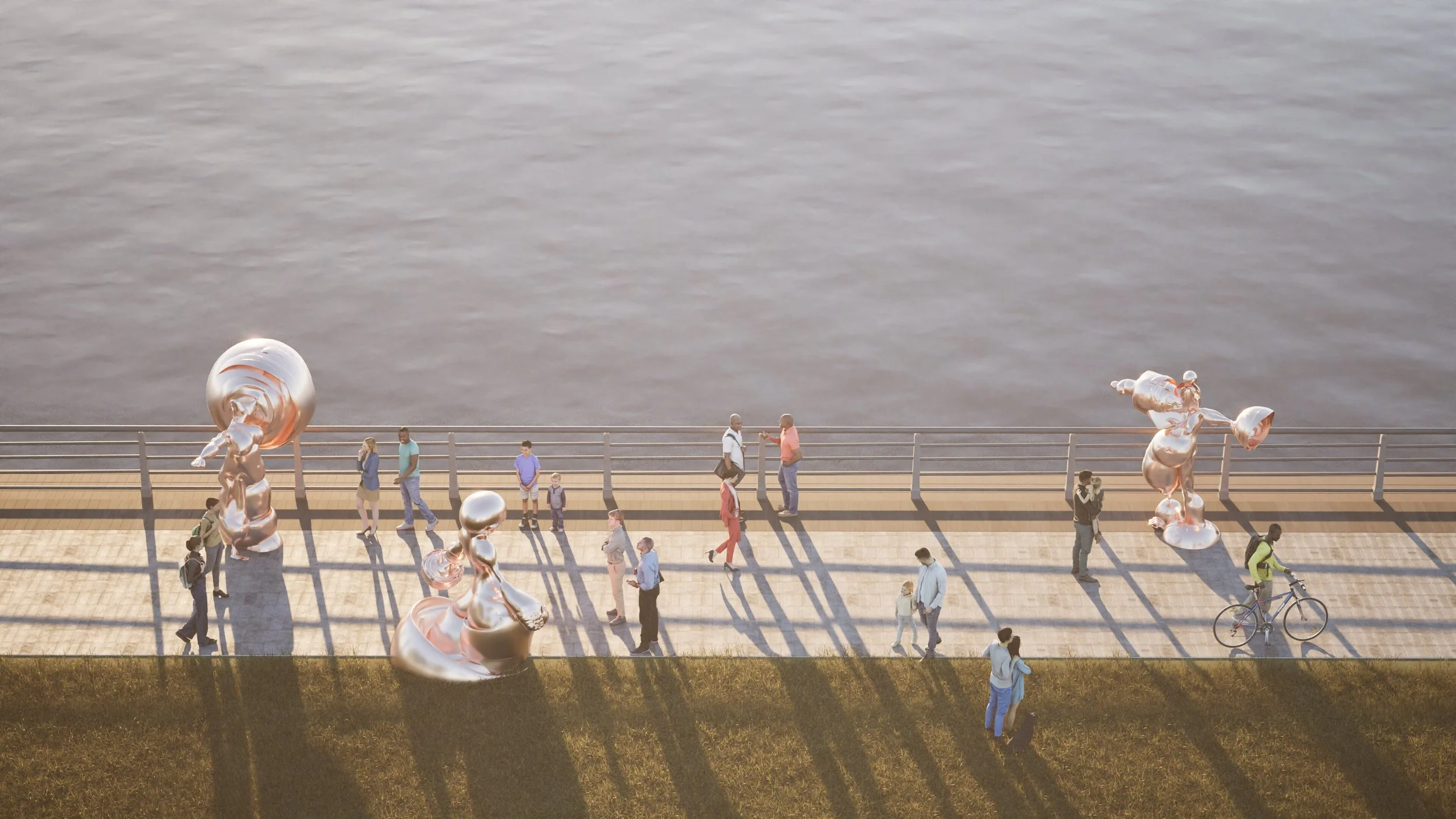 Vitruvian Person: Generative Brainwave Sculptures for Hudson River Park ...