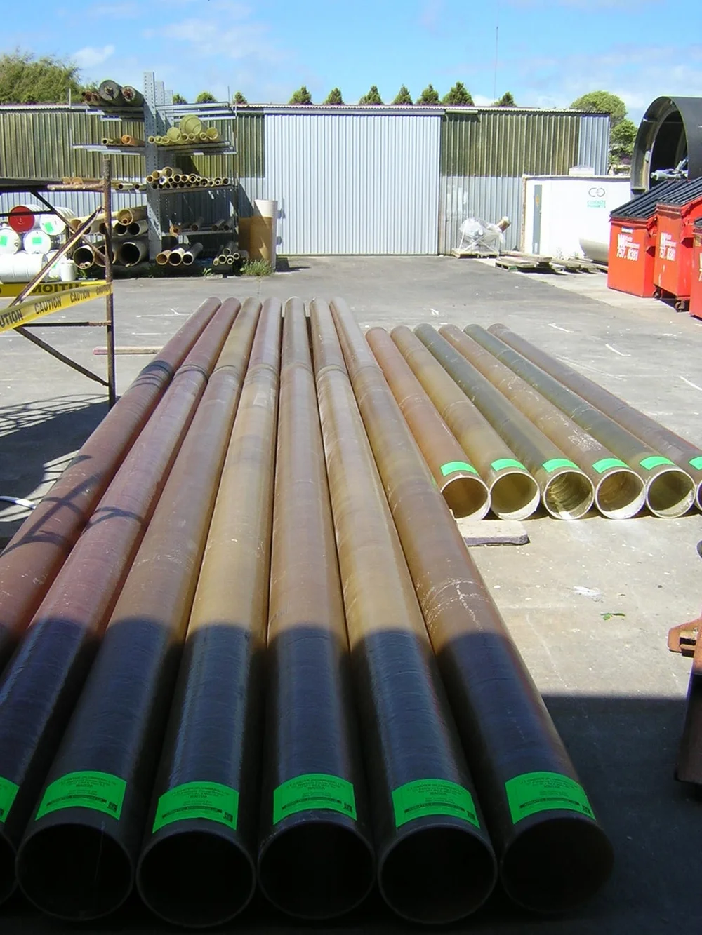 Fibreglass Pipes & Fittings — Armatec Environmental Ltd