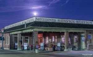 Main Street Collierville Historic Town Square at Night — Konrad Dwojak ...