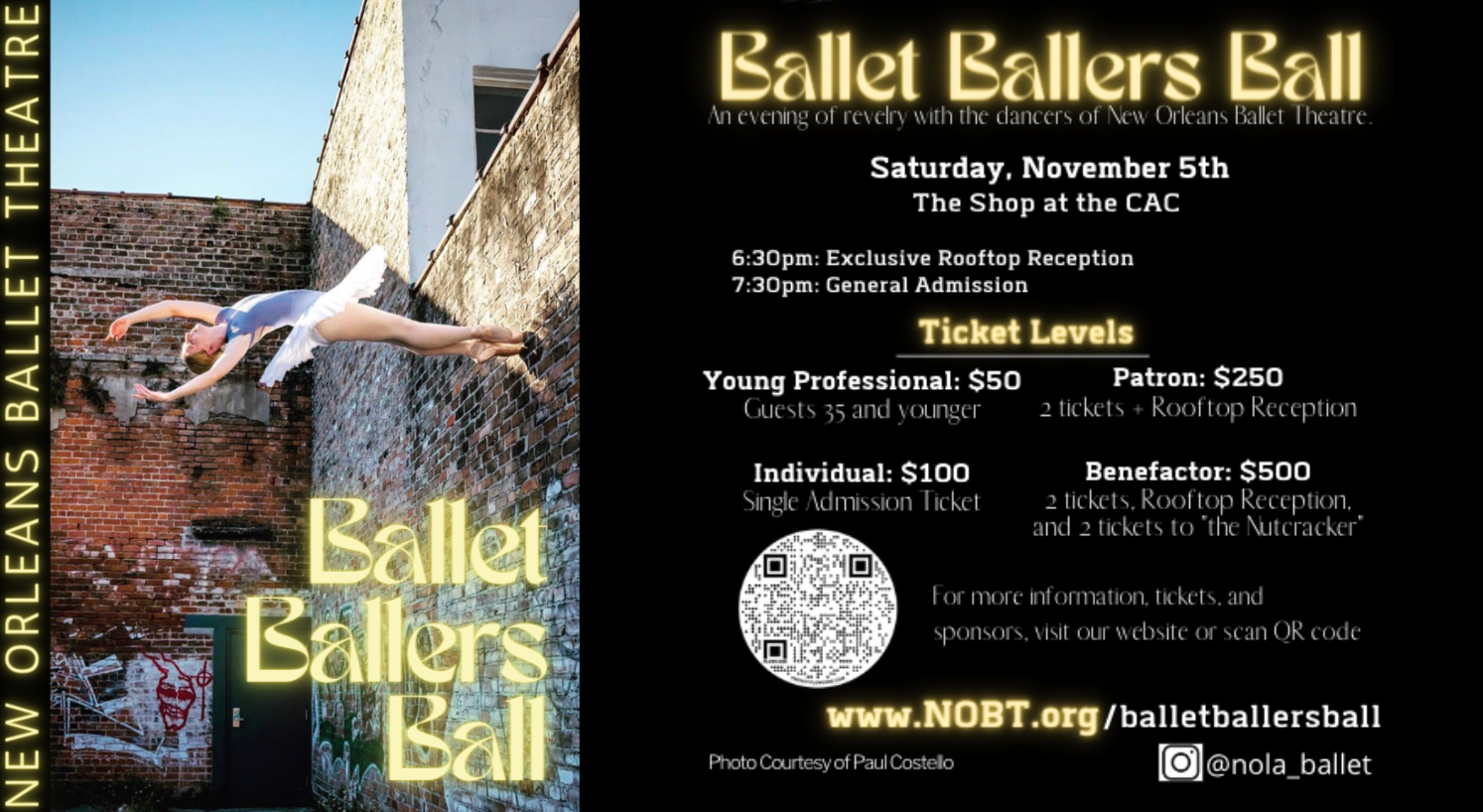 Season 2022-2023 — New Orleans Ballet Theatre