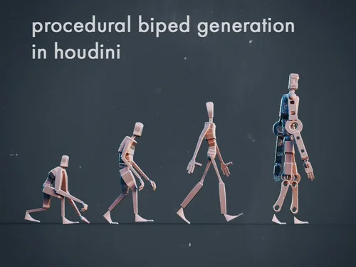 Procedural Biped generation — rohan dalvi creates