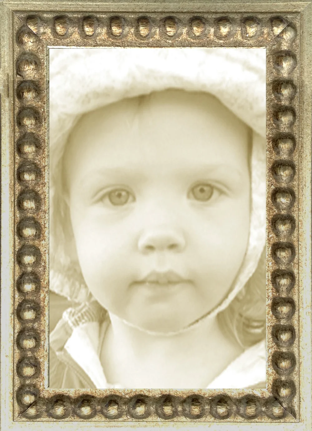 Thin Silver Bead Distressed Picture Frames — silver ornate picture frames