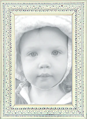 distressed and color picture frames