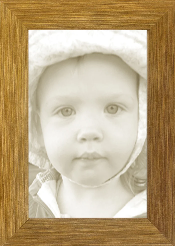 Italian Picture Frame - Mustard Gelato — Distressed White and Color ...