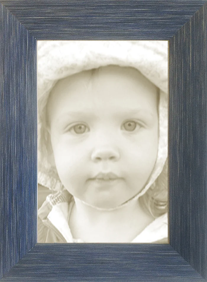 distressed and color picture frames