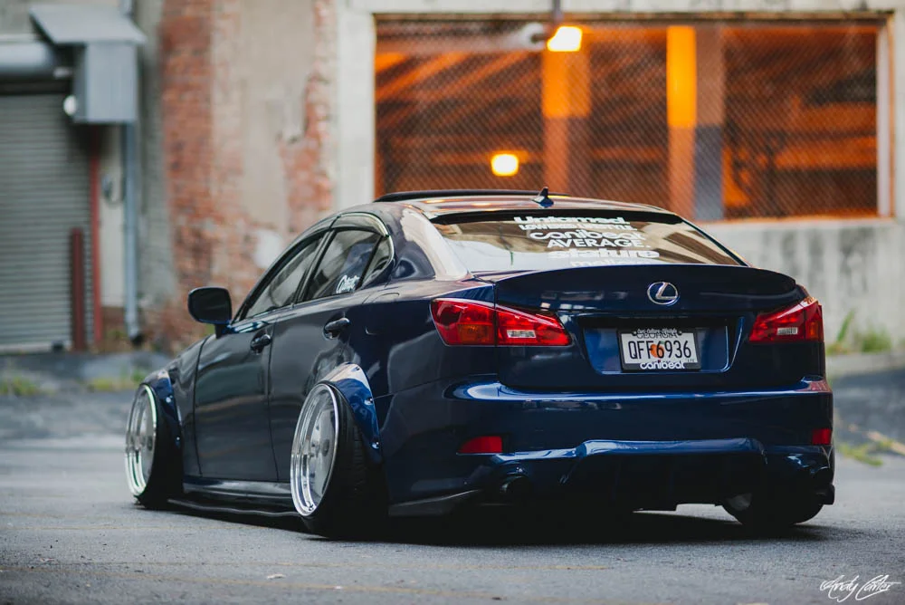 Evan's Bagged Lexus IS250 — Andy Carter Photography