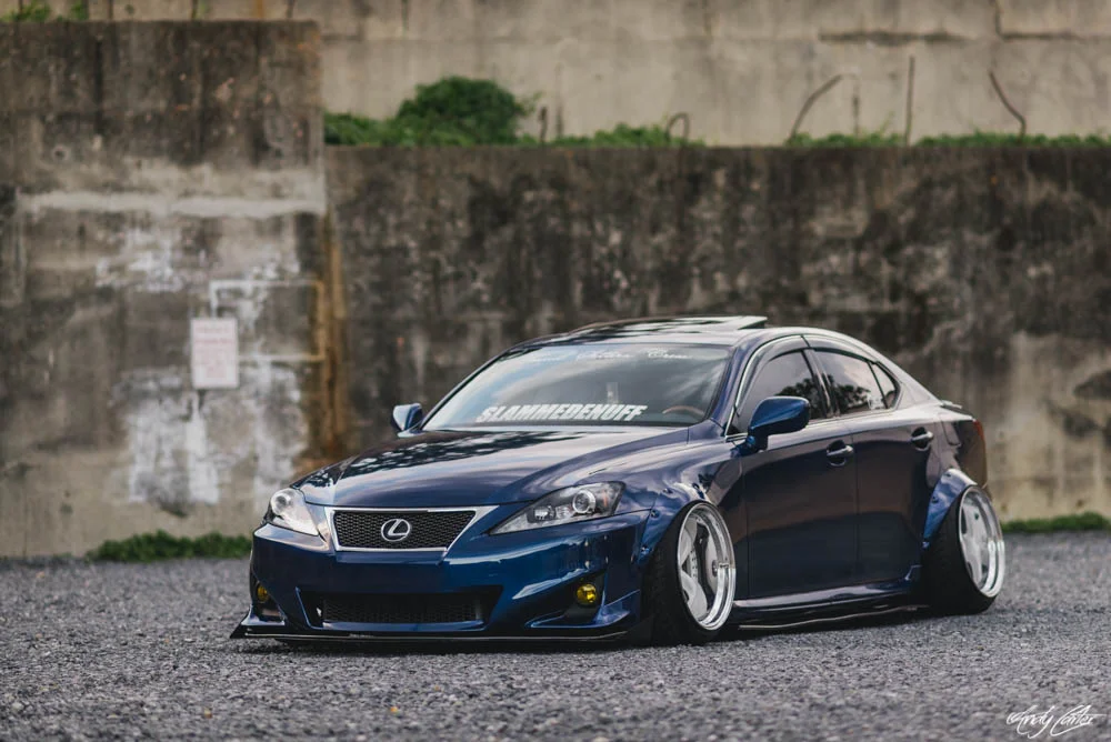 Evan's Bagged Lexus IS250 — Andy Carter Photography