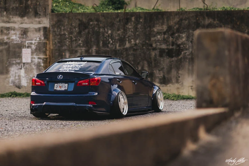 Evan's Bagged Lexus IS250 — Andy Carter Photography