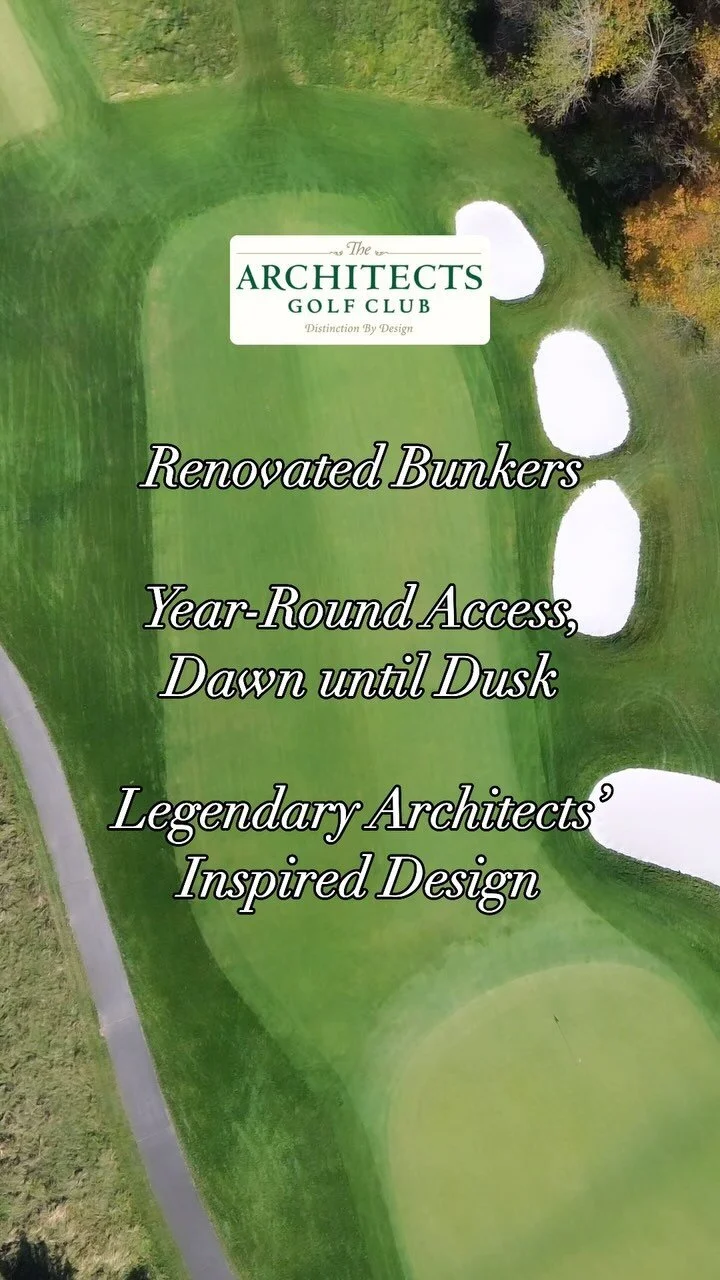 The Architects Golf Club Announces Phase One of Bunker Restoration ...