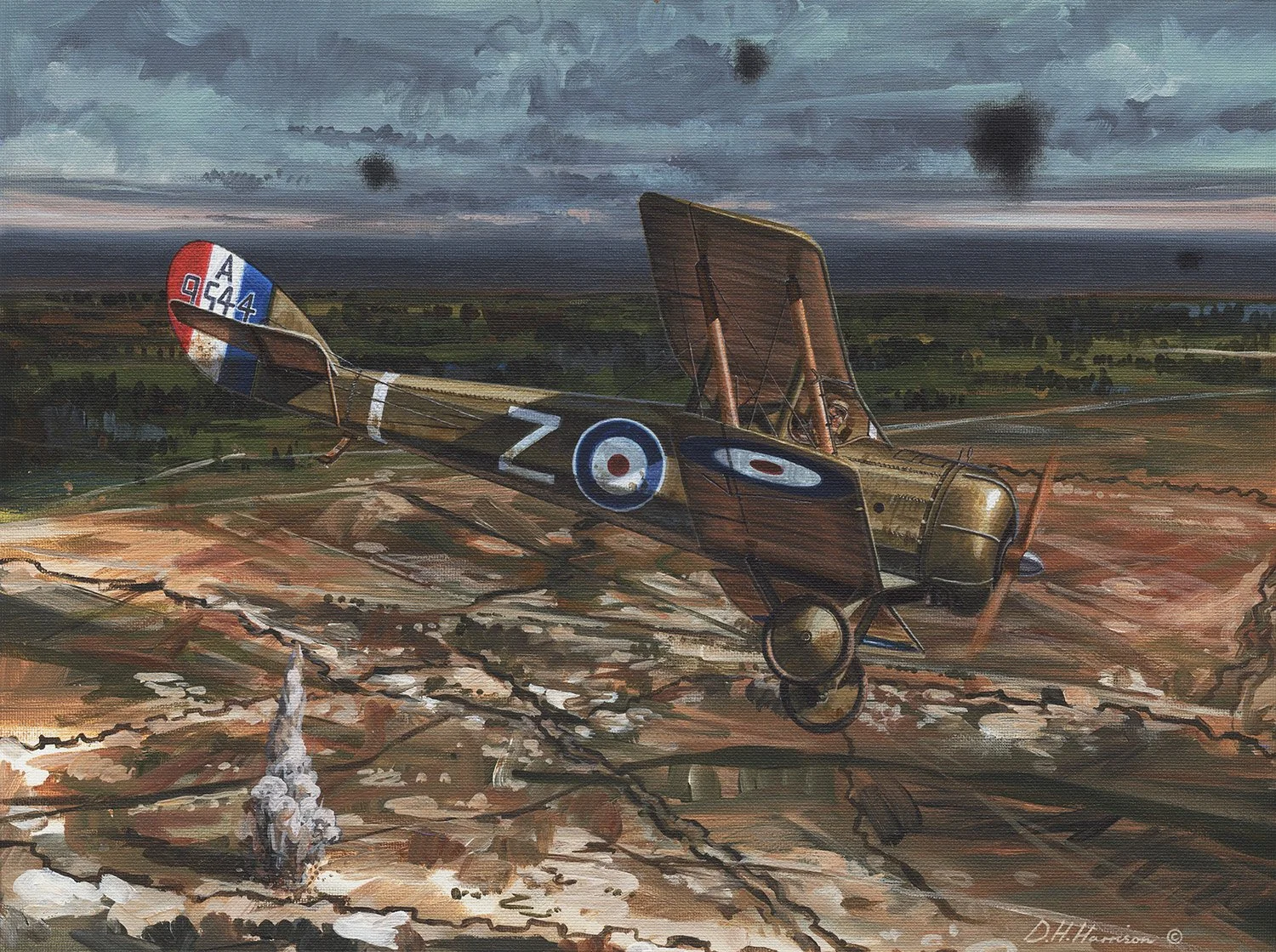 Patrolling the Trenches - Original Art — Drew Harrison - Artist