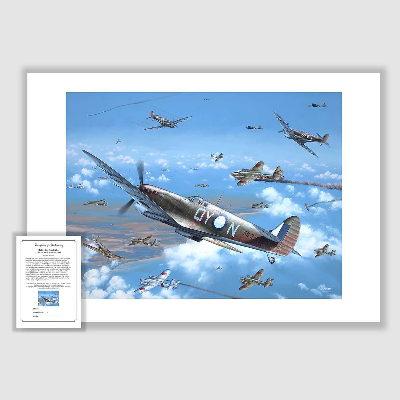 Battle for Australia - Limited Edition Paper Prints — Drew Harrison ...