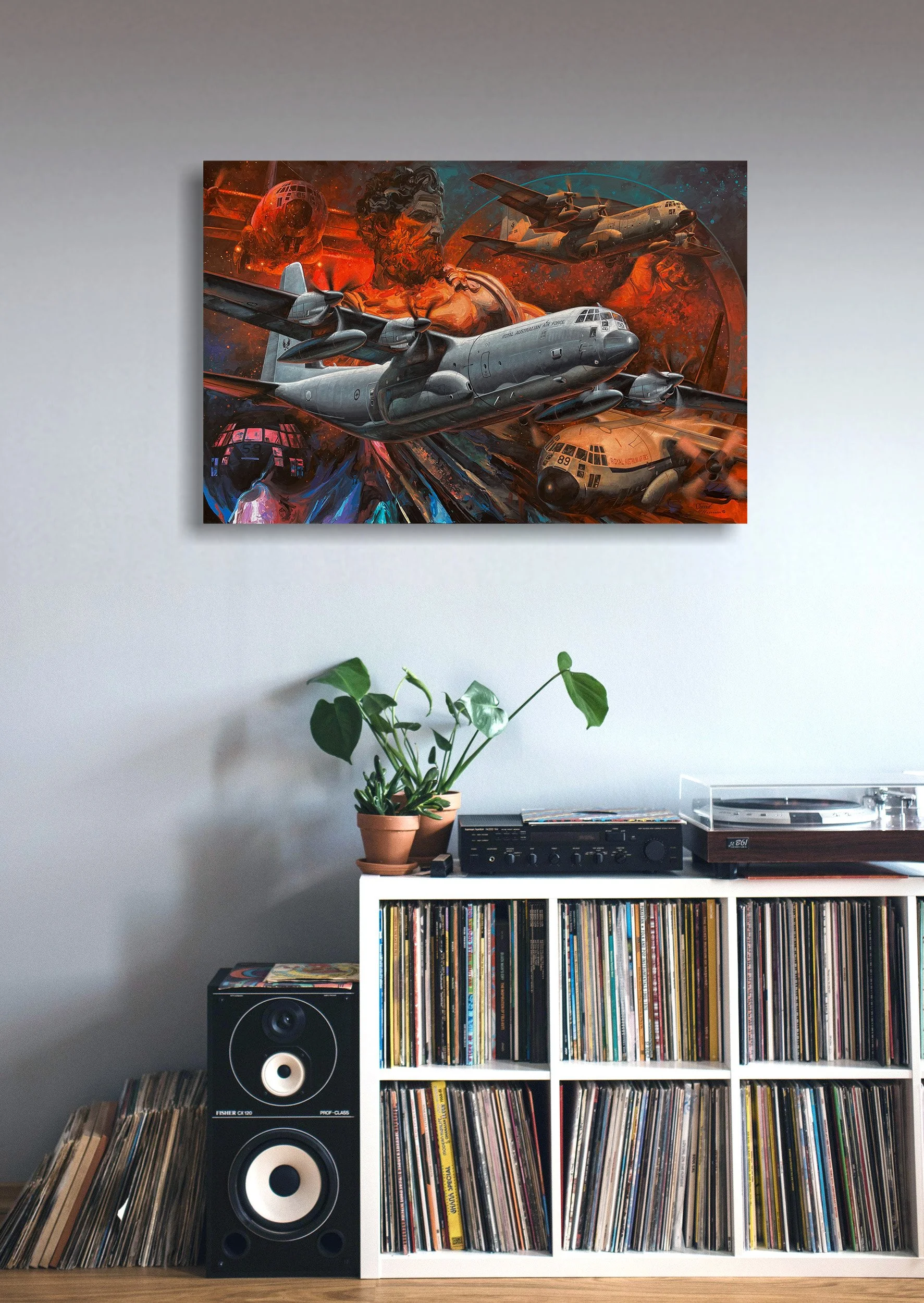 Wings of a Titan: C-130 Hercules - Original Artwork — Drew Harrison ...