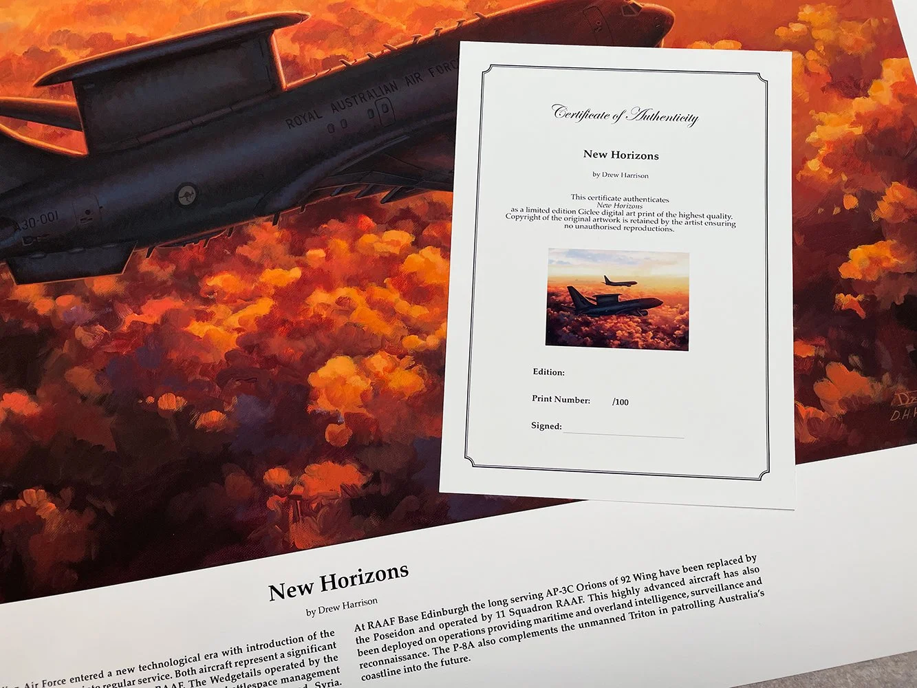 New Horizons - Edition 100 Paper Print — Drew Harrison - Artist