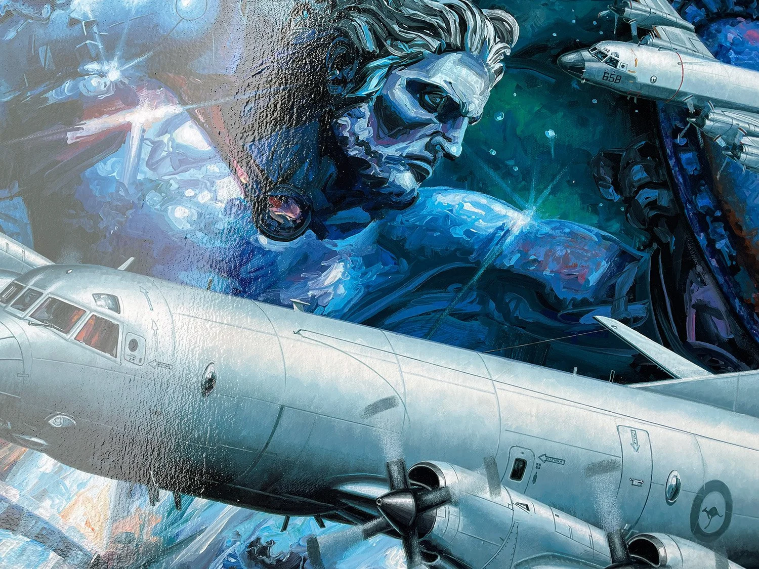 The Mighty Hunter: P-3 Orion - Original Artwork — Drew Harrison - Artist