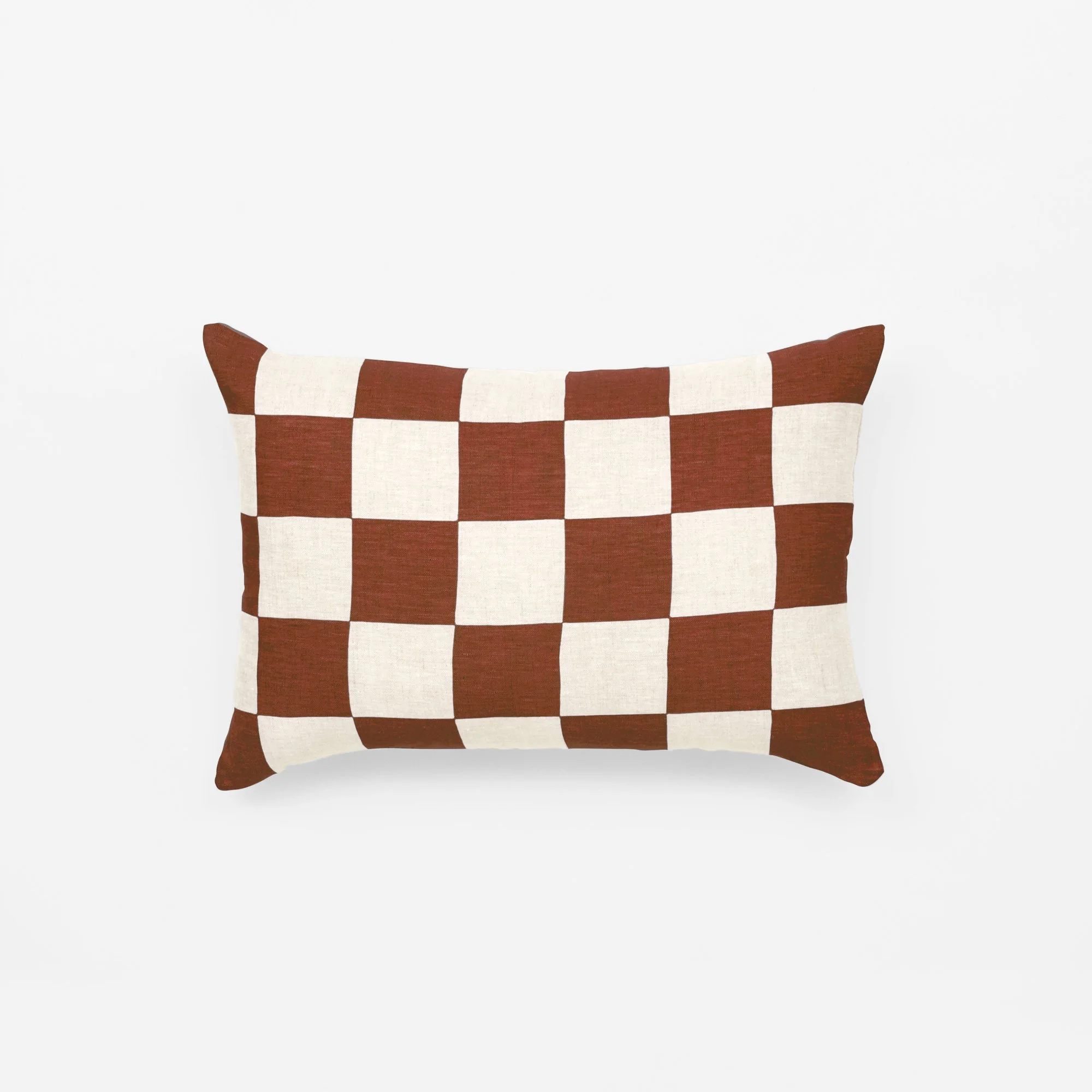 Big Check Rectangle Cushion — Middle of Nowhere