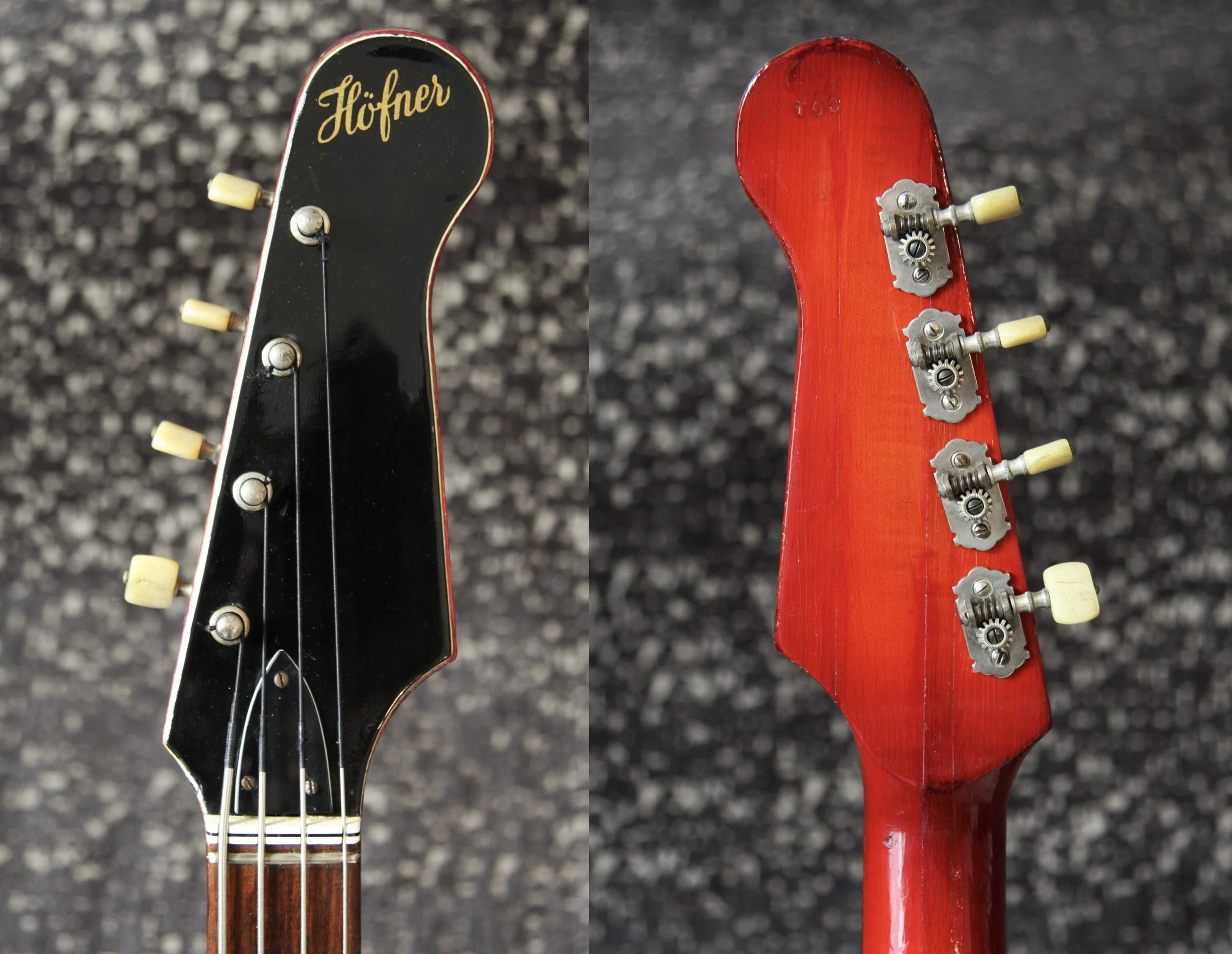 Sold - 1961 Höfner 182 E1 Bass — Guncotton Guitars