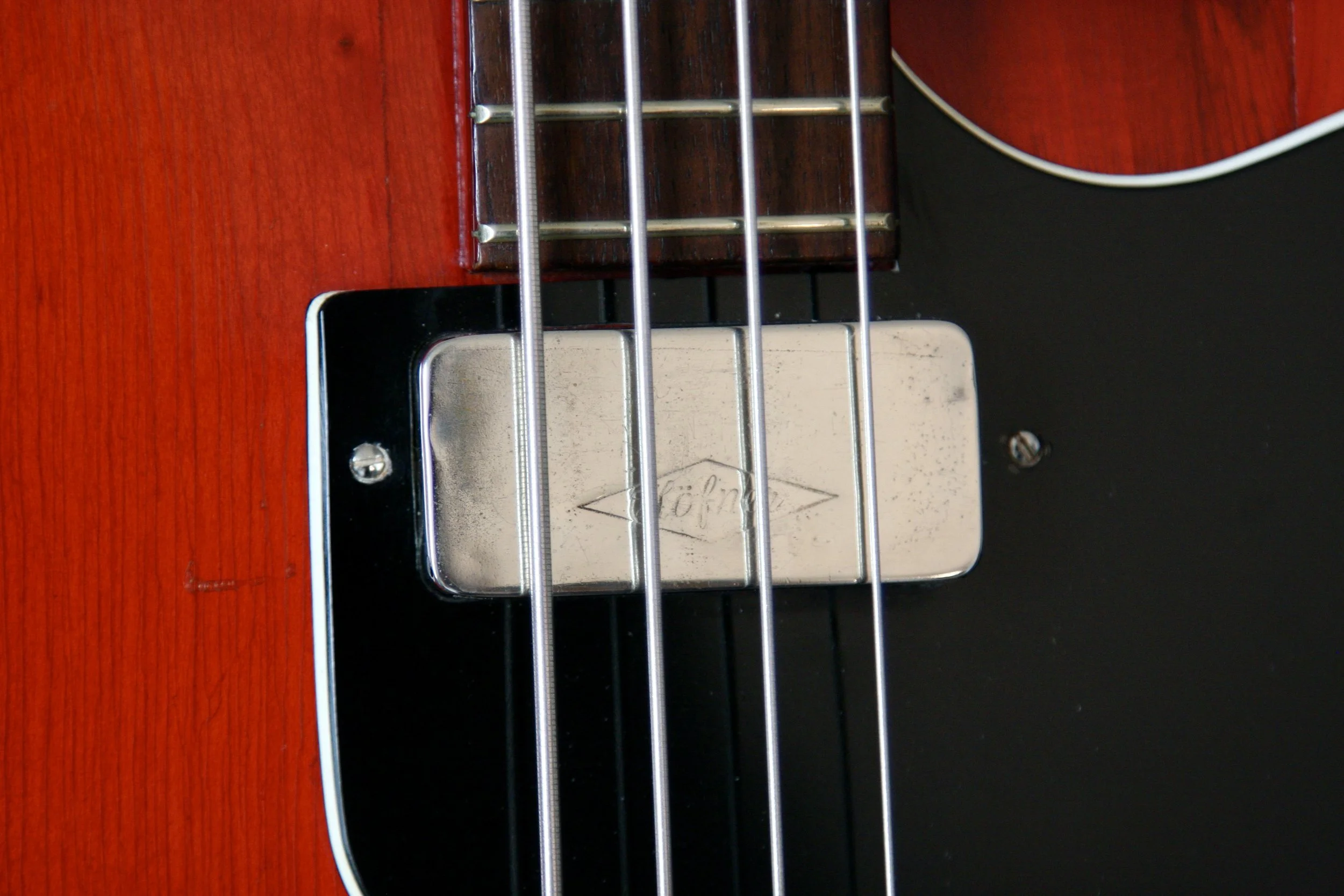 Sold - 1961 Höfner 182 E1 Bass — Guncotton Guitars