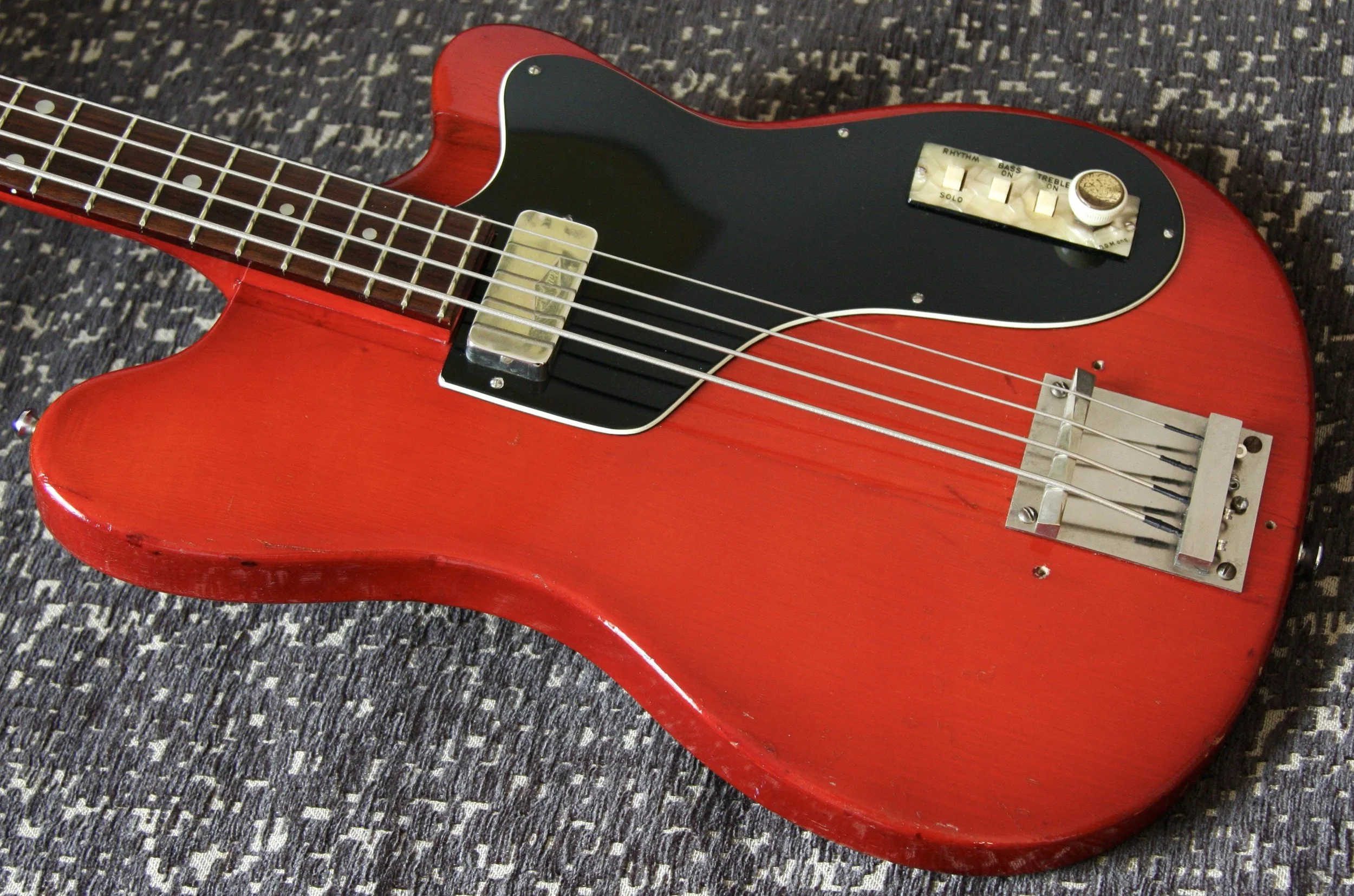 Sold - 1961 Höfner 182 E1 Bass — Guncotton Guitars