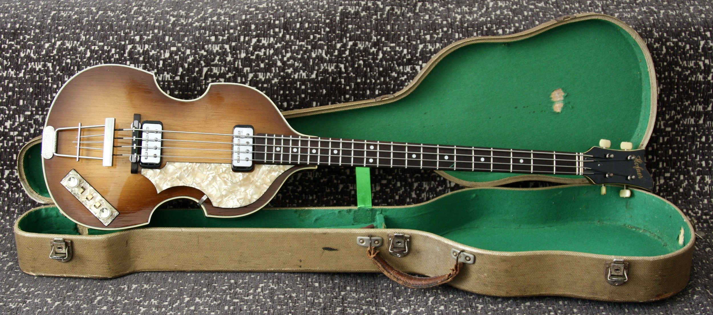 Sold - 1963 Höfner 500/1 Violin Bass — Guncotton Guitars