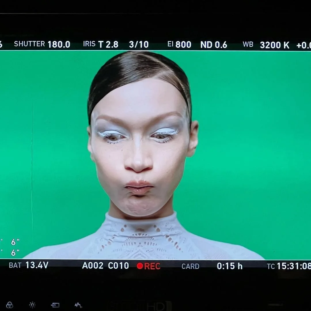 Official Blog of Be Electric Studios — Bella Hadid behind-the scenes in ...