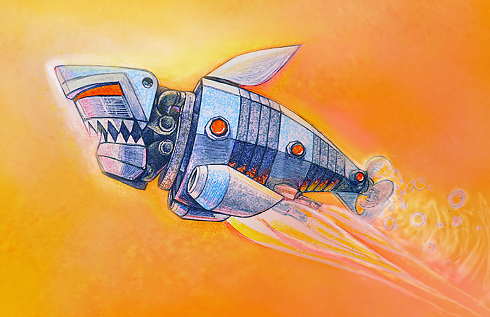 Hungry Shark Evolution Robo Shark