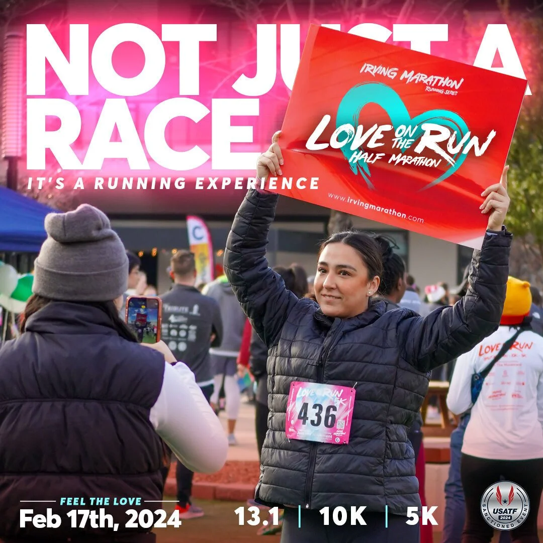 Love on the Run | Irving Marathon Running Series, Marathon, Half ...