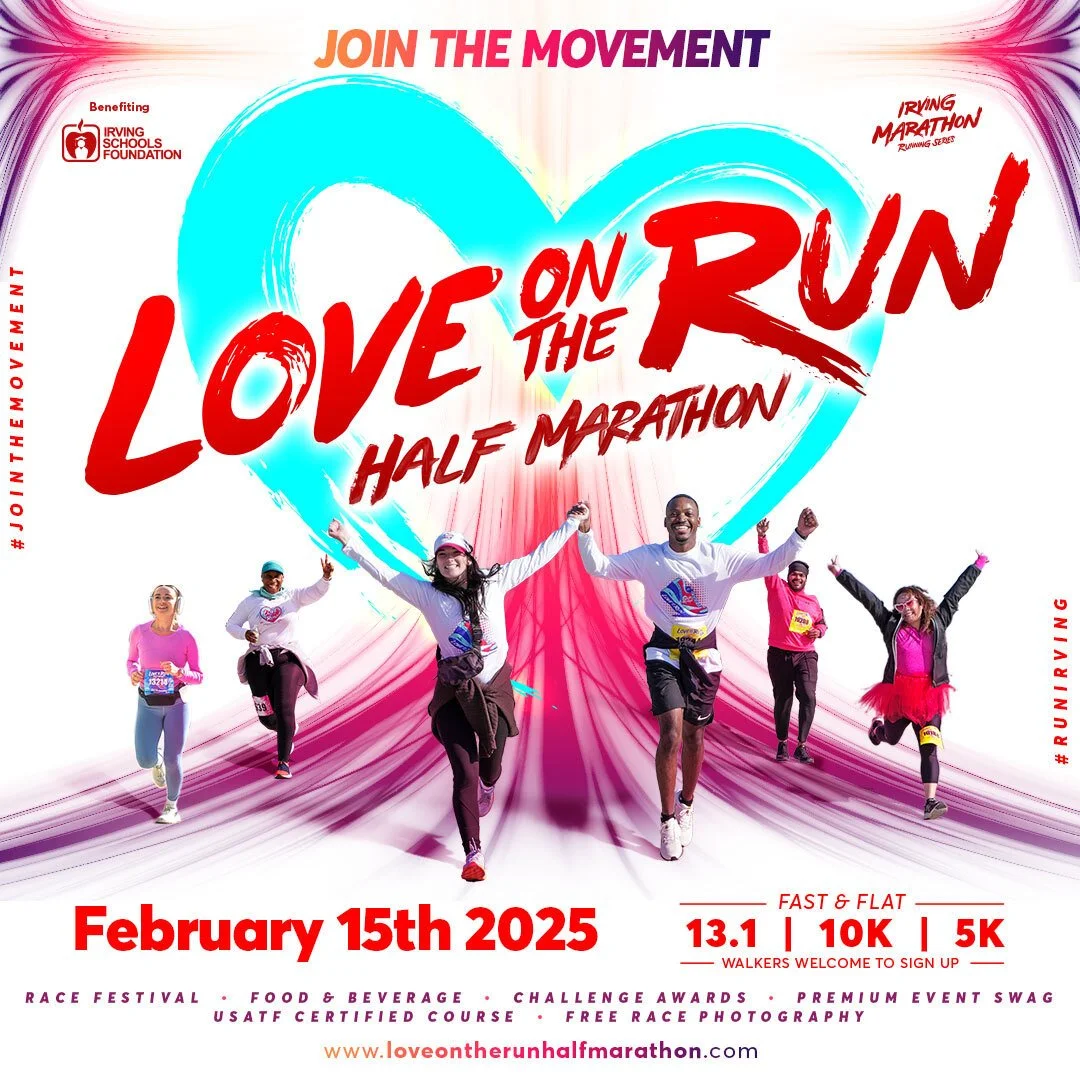 Love on the Run Half Marathon | Irving Marathon Running Series ...