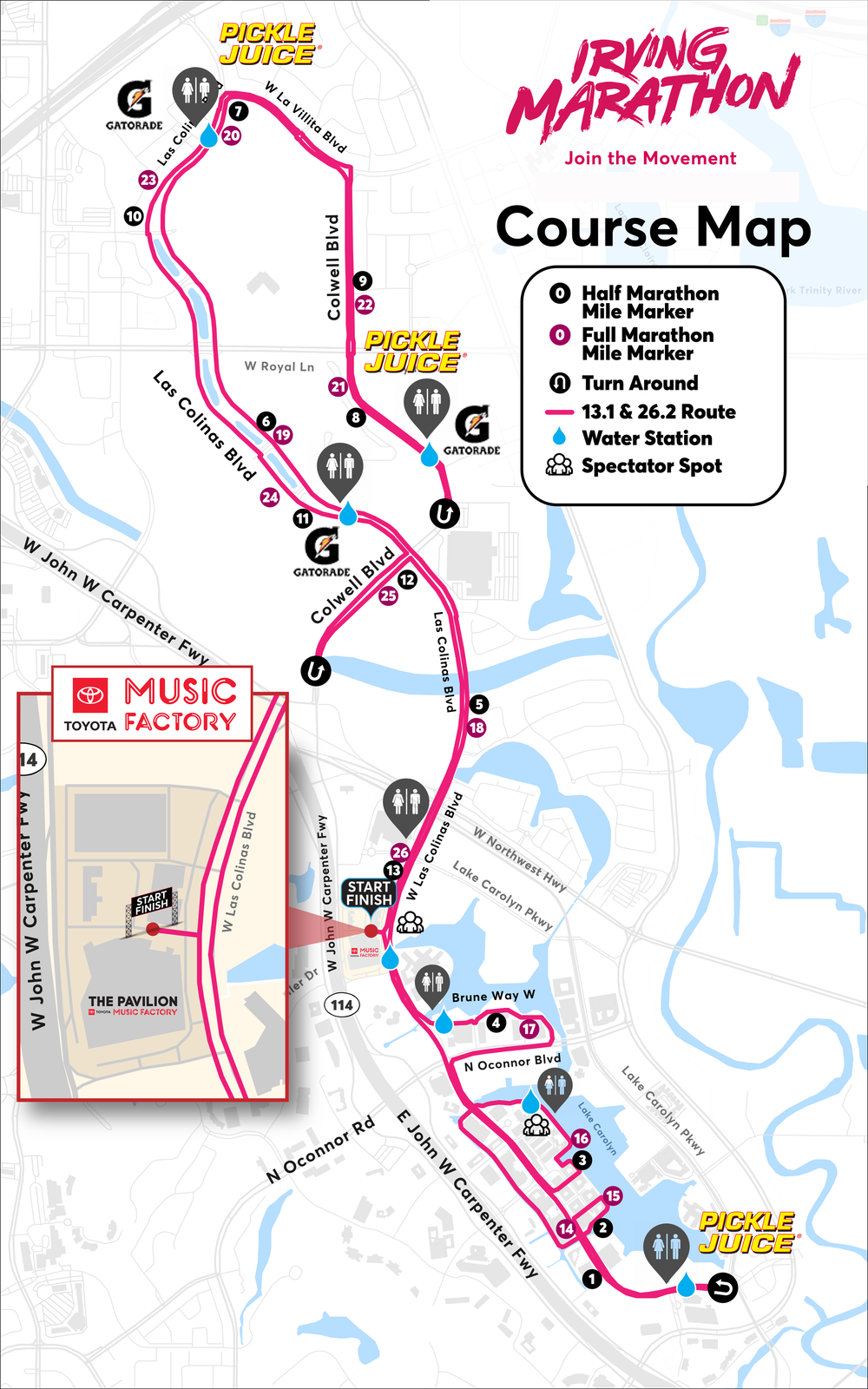 Irving Marathon 26.2, 13.1, 10k, 5k Run/Walk | Irving Marathon Running ...