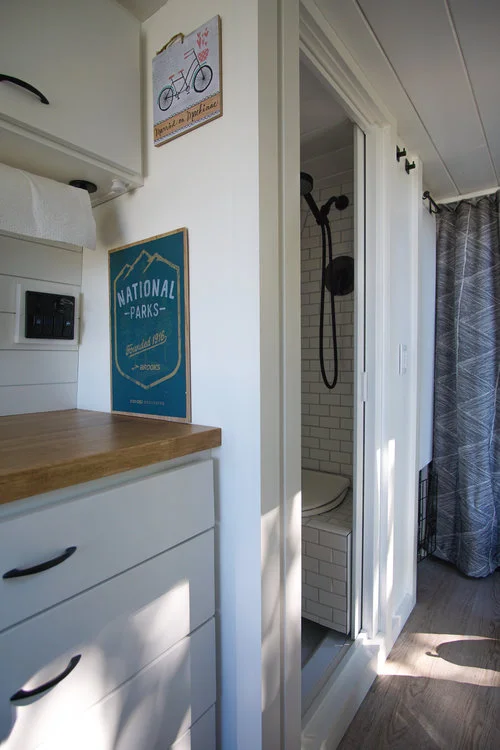 How to Waterproof Your Van Shower | Van Conversion Bathroom — Sara ...