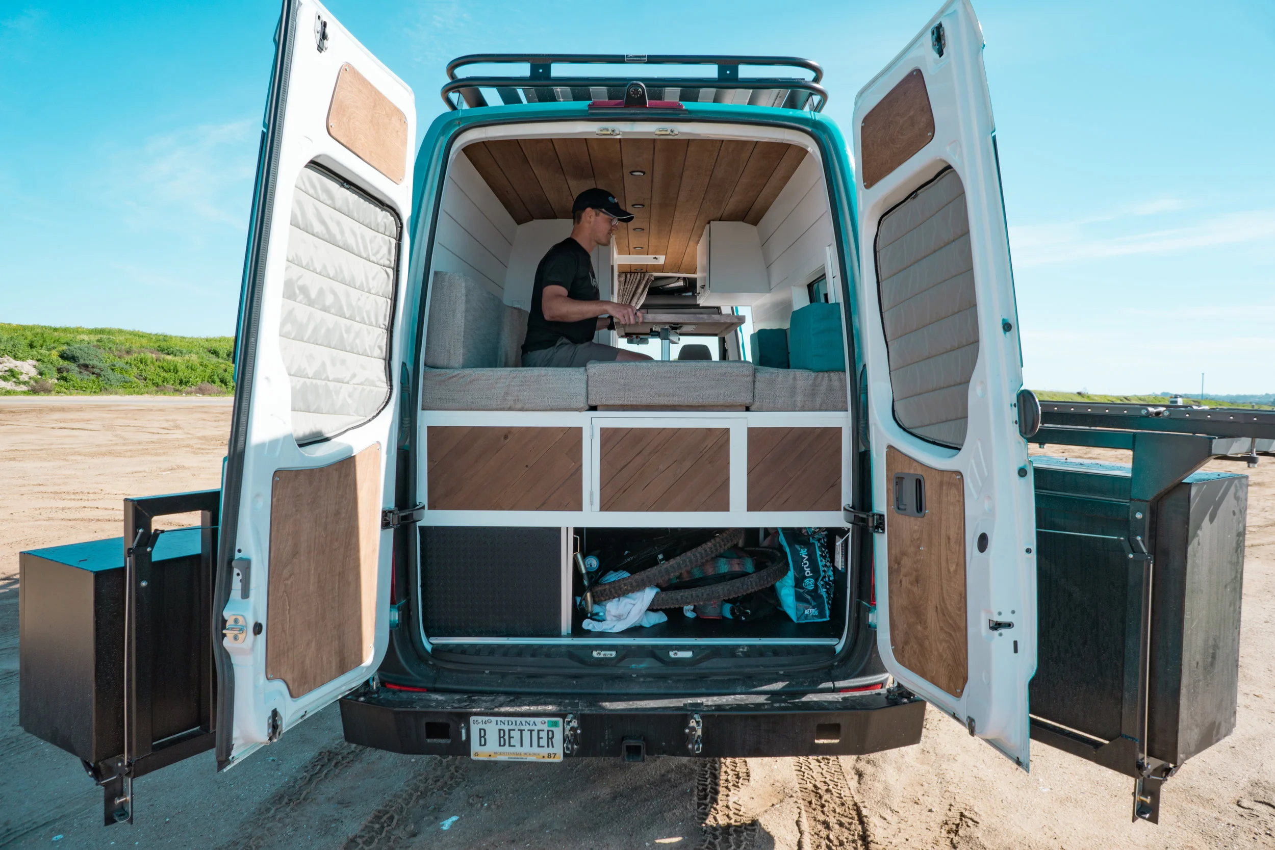 OUR VAN BUILD WORK | Mercedes Sprinter Van Conversion with Bathroom ...