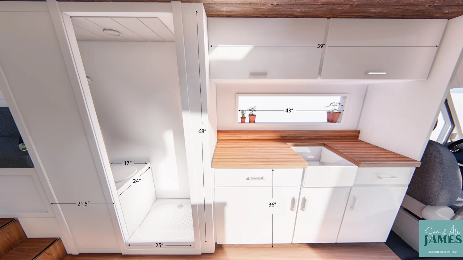 5 Tips For Planning Your Van Layout — Sara & Alex James - Custom ...