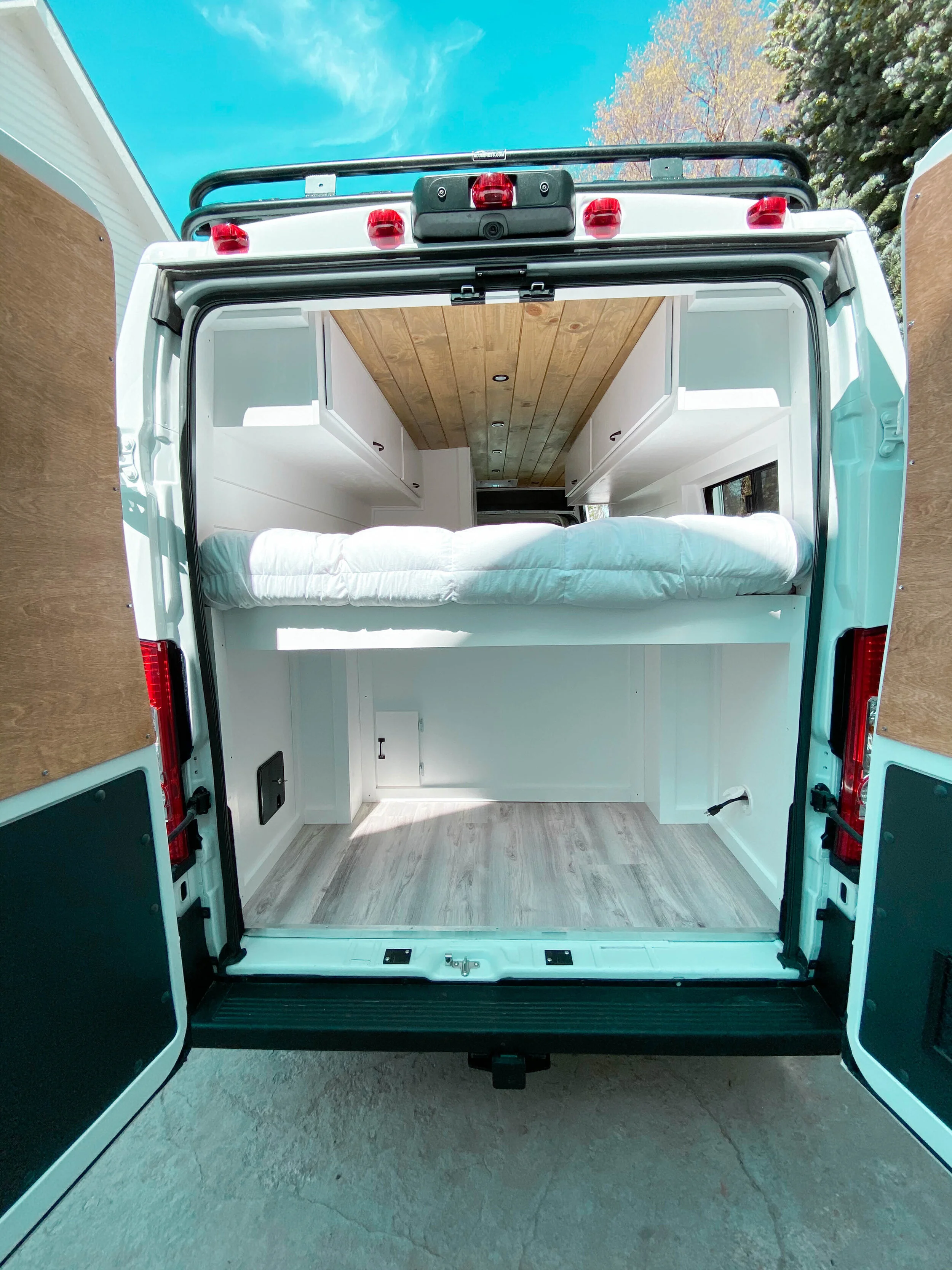 VAN TOUR | 159" Extended Promaster Van Conversion with Full Bathroom ...