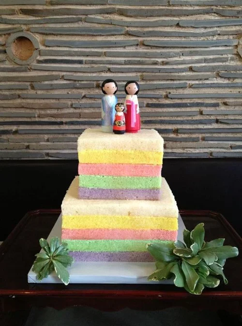 Rainbow (rice) cake — Eat Cake Be Merry