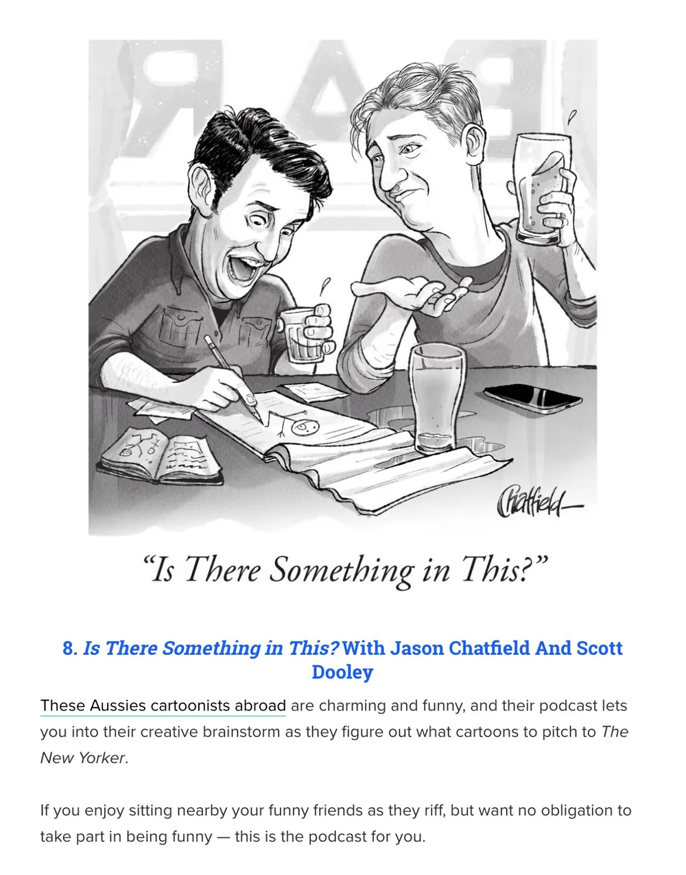 Is There Something In This? A weekly podcast with Scott Dooley and ...