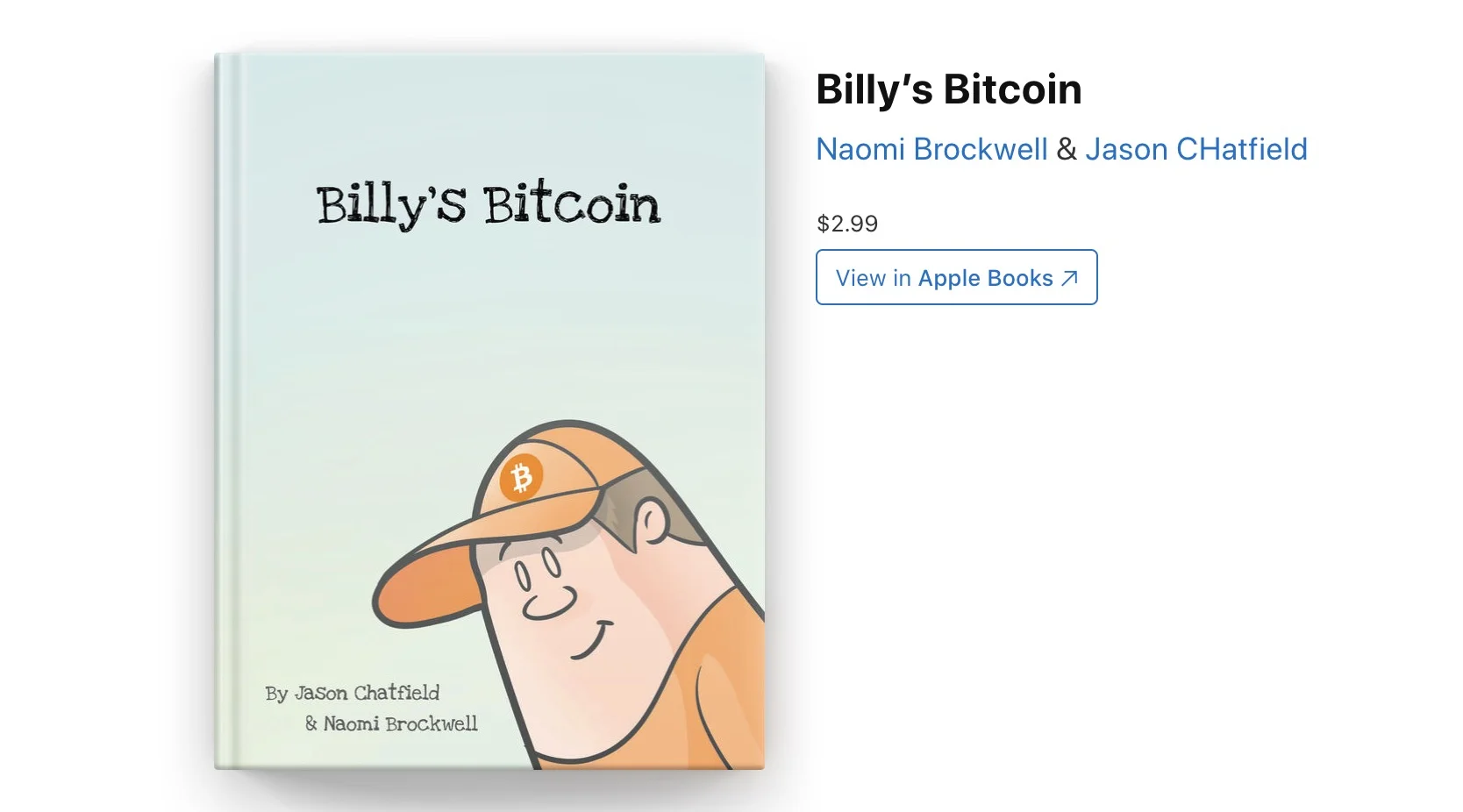 Childrens Book: Billy's Bitcoin on C-Span - New Yorker Cartoonist Jason ...